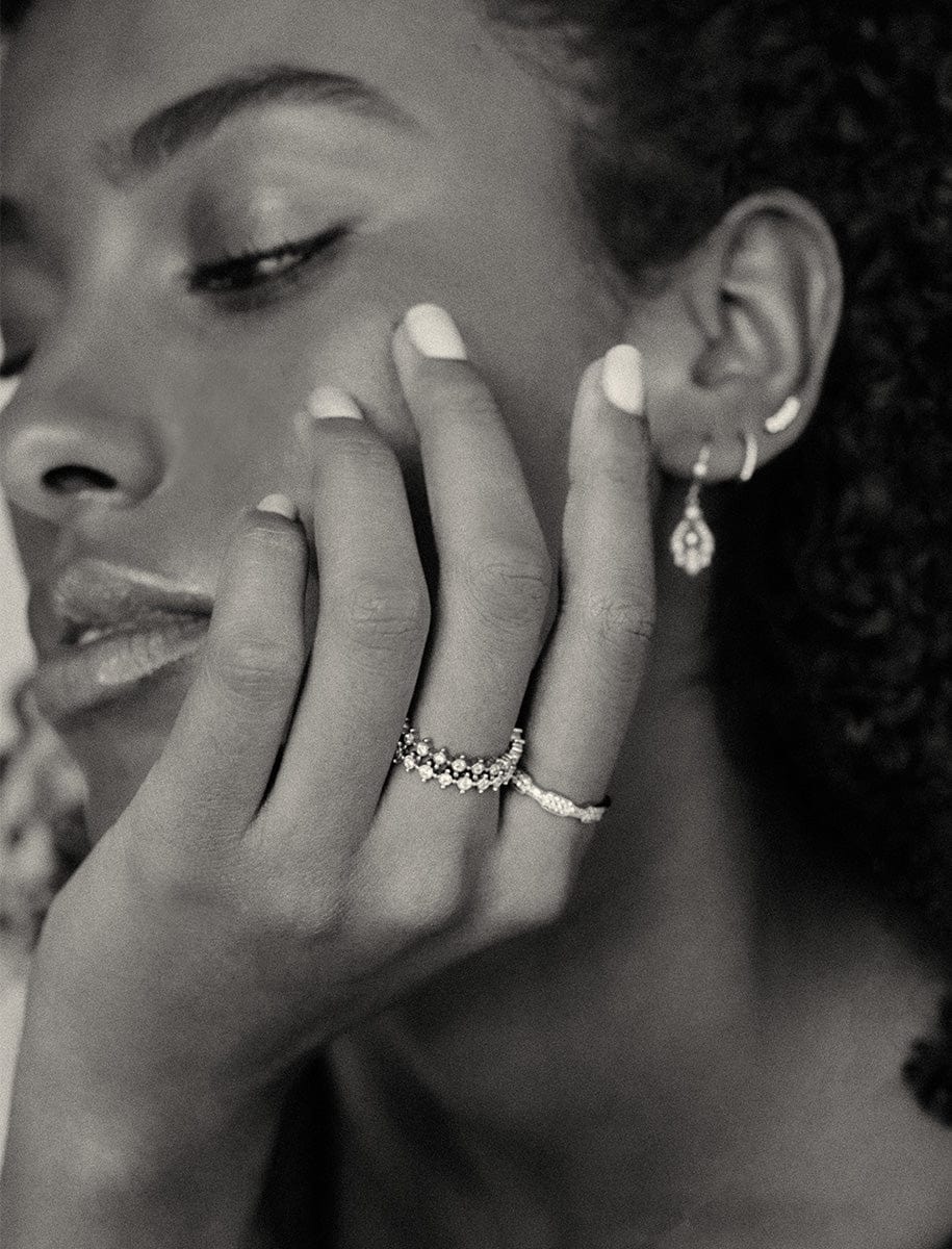 Ecstasy ring white gold and diamonds Stone Paris – StoneParis | par ...