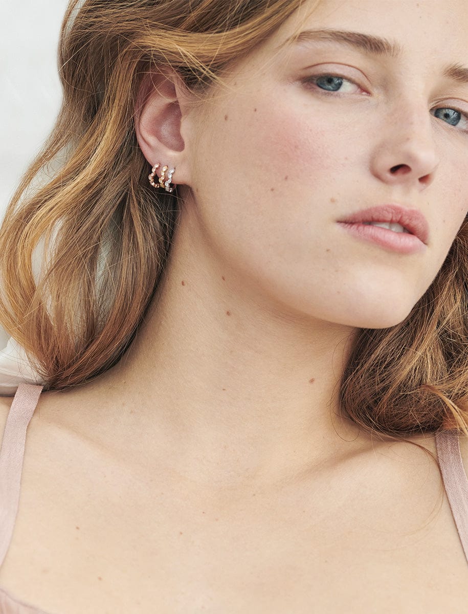 Boucle unique Whisper Mini créole Or et diamants – StoneParis | par ...