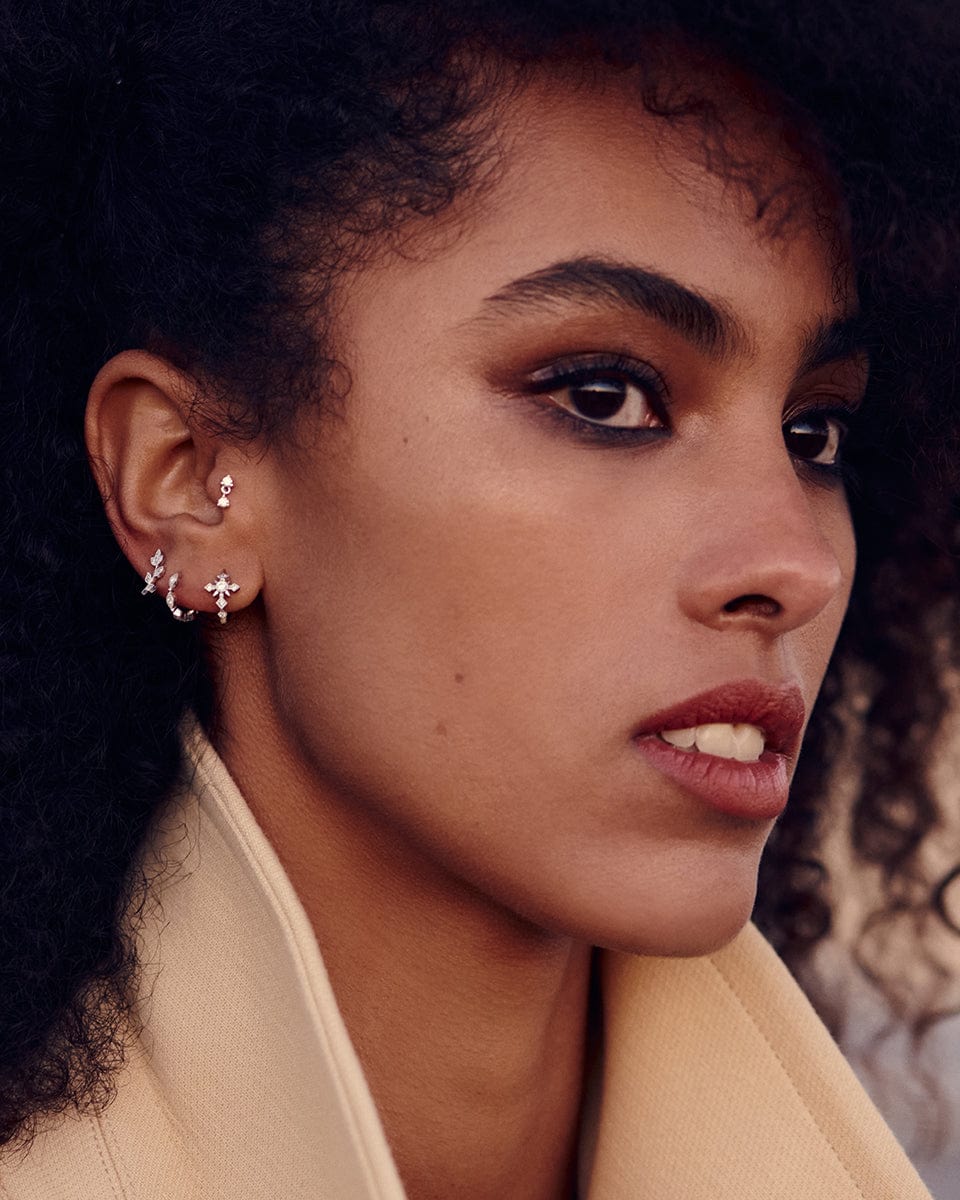 Piercing Glory Mini créole or rose et diamants – StoneParis | par Marie ...