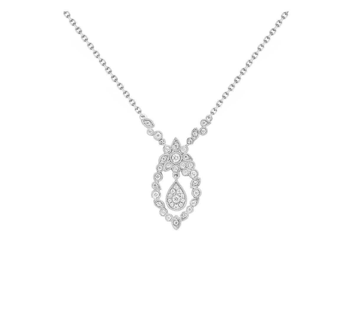 Jackie collier or blanc et diamants – StoneParis | par Marie Poniatowski