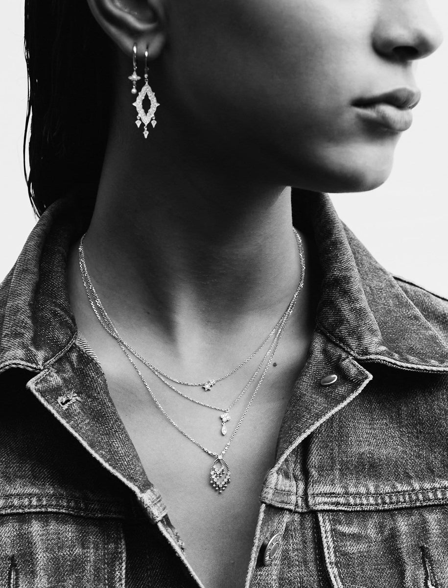 Talitha necklace white gold and diamonds Stone Paris – StoneParis | par ...